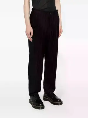 Yohji Yamamoto Pinstriped Corduroy Trousers