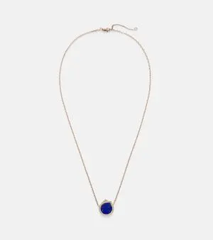 REPOSSI 18kt Rose Gold Necklace With Lapis Lazuli And Diamonds - Pink