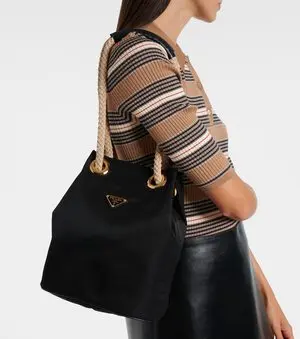Prada Mariner Re-nylon Small Bucket Bag - Black