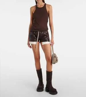 Rick Owens Leather Ankle Boots