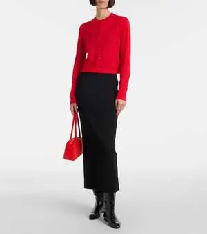 Khaite Dixi Knitted Midi Dress