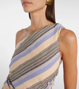 Faithfull The Brand Marga Striped Mini Dress - Multicoloured
