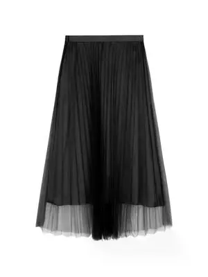 JNBY JNBY Pleated A-Line Midi Skirt