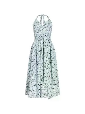 Proenza Schouler White Label Ellison Midi Dress - Blue
