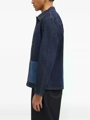 A.p.c. Contrast Pocket Denim Jacket