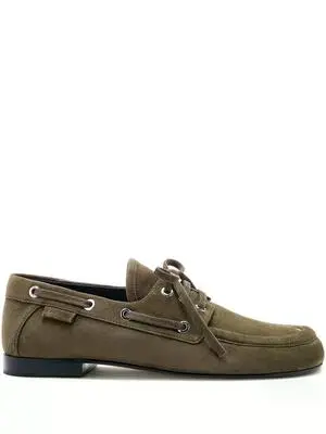 Proenza Schouler Leather Loafers - Green