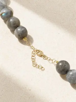 Jia Jia Gold Labradorite Necklace