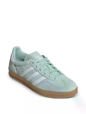 Adidas Gazelle Three-stripe Suede Trainers - Green