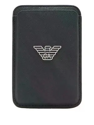 Emporio Armani Logo-plaque Phone Case - Black