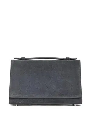 12 STOREEZ Suede Shoulder Bag - Grey