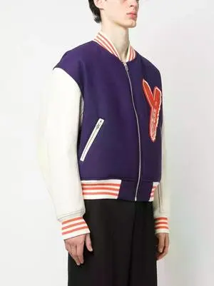 Y3 Graphic Print Bomber Jacket