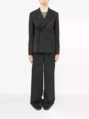 MAISON MARGIELA Peak-lapels Blazer - Black