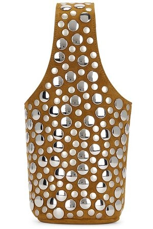 Khaite Livia Small Multi Stud Bag - Mud