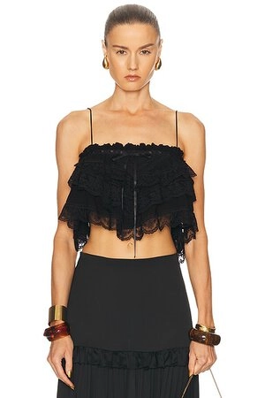 Ronny Kobo Frill Camis Tanks For Women