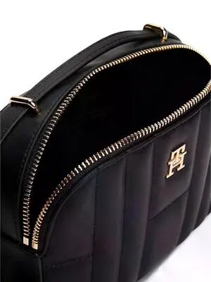 Tommy Hilfiger Quilted Logo Plaque Shoulder Bag