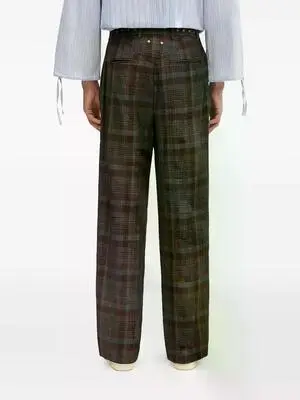 Andersson Bell Tartan Plaid Wrap Trousers
