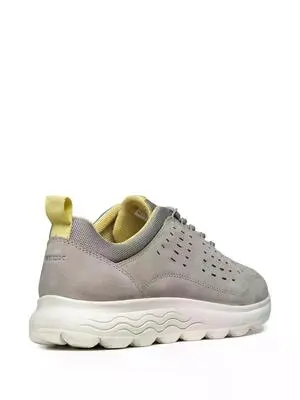 Geox Spherica Perforated Detail Lace-up Sneakers