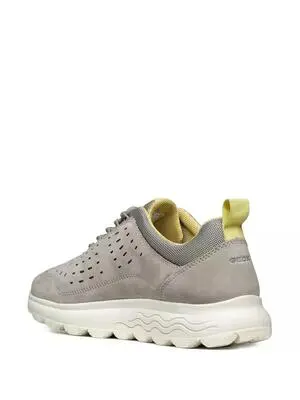 Geox Spherica Perforated Detail Lace-up Sneakers