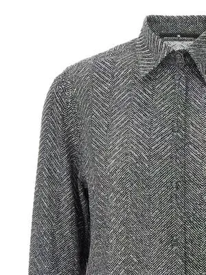 Ermanno Scervino Embellished Herringbone Shirt