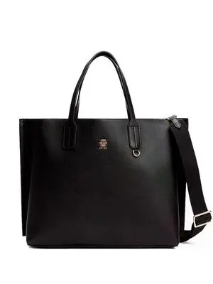 Tommy Hilfiger Logo-plaque Tote Bag - Black