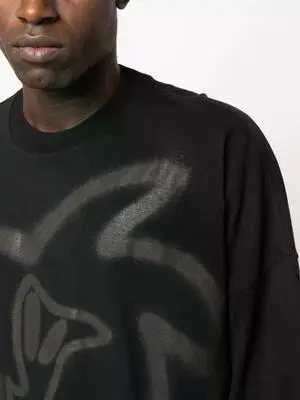 Palm Angels Graffiti-print Organic Cotton T-shirt