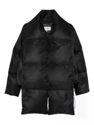MAISON MARGIELA Quilted Puffer Jacket With Oversized Collar