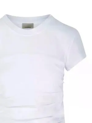 Isabel Marant Étoile Gathered Short-sleeve T-shirt - White