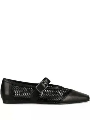 VAGABOND SHOEMAKERS Wioletta Buckle-fastening Mesh Ballet Flats - Black