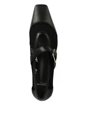VAGABOND SHOEMAKERS Wioletta Buckle-fastening Mesh Ballet Flats - Black