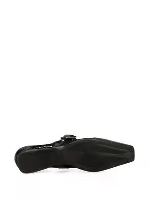 VAGABOND SHOEMAKERS Wioletta Buckle-fastening Mesh Ballet Flats - Black