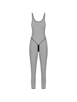 MAISON CLOSE Pure Tentation Mesh Catsuit - Black