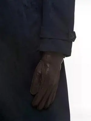 Prada Press-stud Leather Gloves