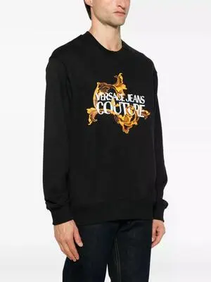 Versace Baroque Print Crewneck Sweatshirt