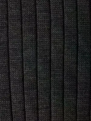 Prada Ribbed Knee-high Socks - Grey