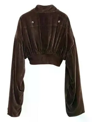 Rick Owens Velvet Cropped Jacket