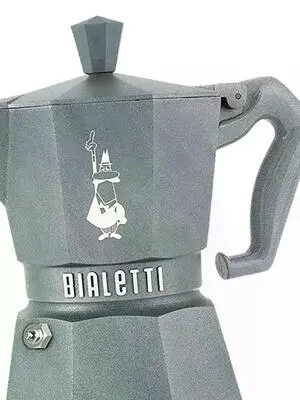 BIALETTI Steel Coffee Pot - Silver