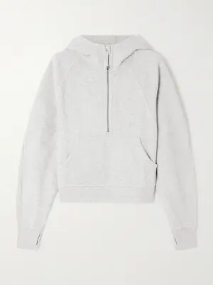 Lululemon Oversized Cotton-blend Jersey Hoodie - Gray