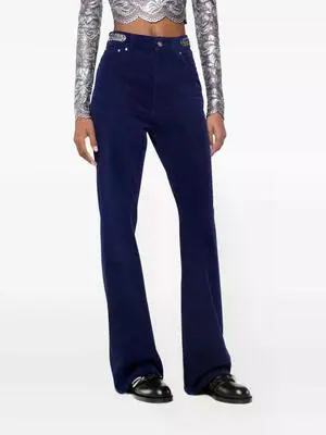 Rabanne Embellished Velvet Trousers
