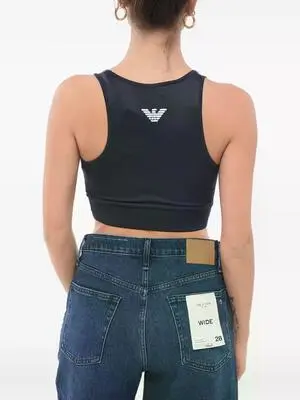 EA7 Logo Racer-back Top