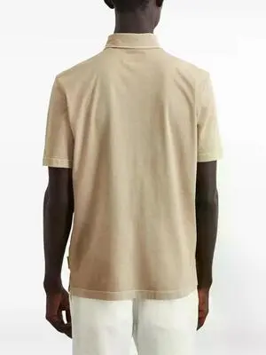 Marc O'polo Button-up Polo Shirt - Neutrals