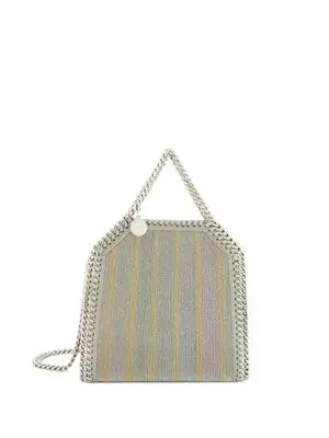 Stella McCartney Falabella Striped Metallic Bag