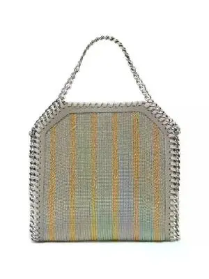 Stella McCartney Falabella Striped Metallic Bag
