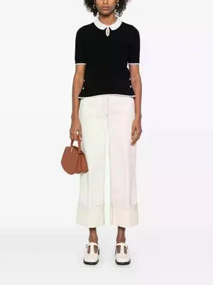 Thom Browne Jersey Stitch Cashmere Polo