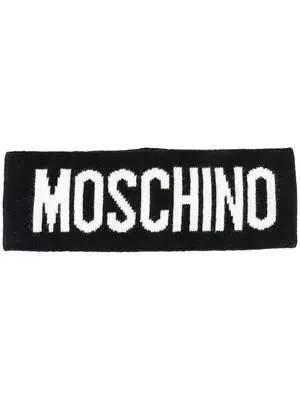 Moschino Wool Headband - Black