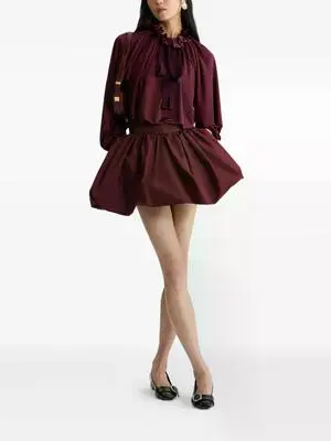 PATOU Ruffled Satin Blouse