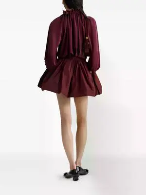 PATOU Ruffled Satin Blouse