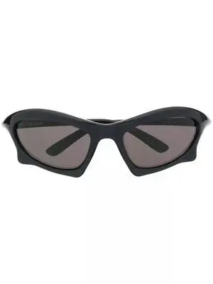 Balenciaga Rectangle Sunglasses - Black