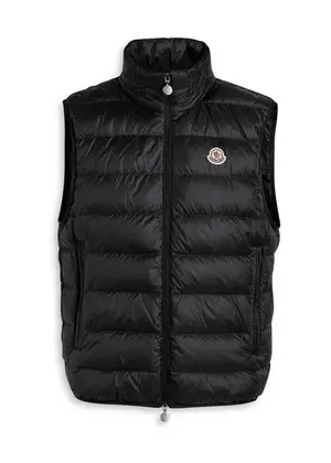 Moncler Quilted Shell Gilet - Black
