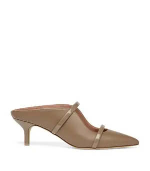 MALONE SOULIERS Leather Maureen Mules 45 - Neutral
