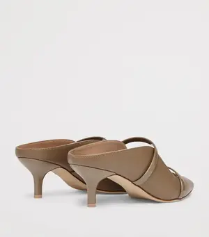 MALONE SOULIERS Leather Maureen Mules 45 - Neutral